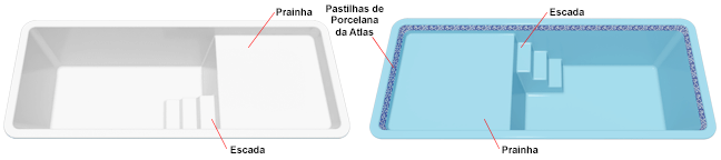 Piscina Splash Tradicional - Splash Piscinas Andradina